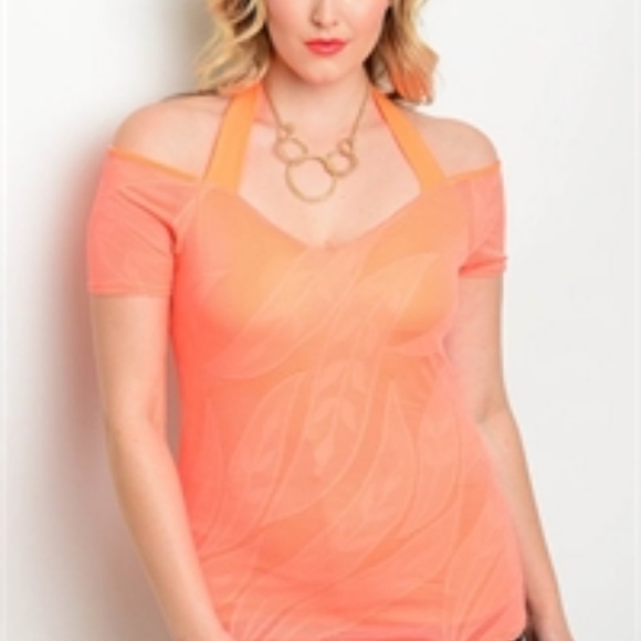 Tops | Sexy Orange Top | Poshmark